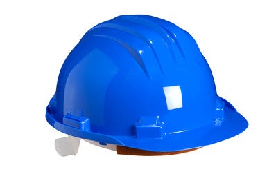CASCO DE OBRA AZUL REGULABLE CLIMAX HELMET 5-RG