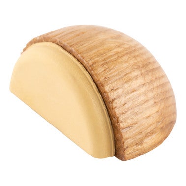 TOPE DE MADERA PARA PUERTA ADHESIVO CON JUNTA DE SILICONA ROBLE 2039 ...