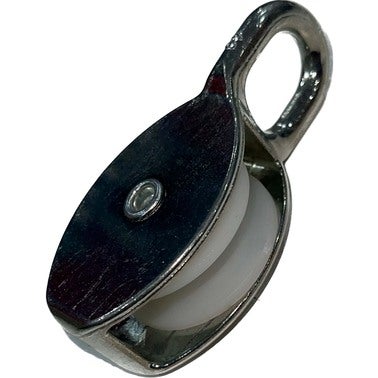 POLEA SIMPLE FIJA GALVANIZADA 50 X 5 MM. 2 UDS | Obramat (Bricomart)