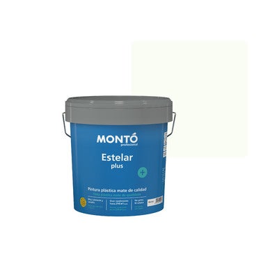 PINTURA PLASTICA BLANCO ROTO MATE 4L ESTELAR | Obramat (Bricomart)