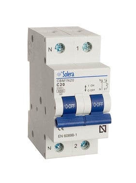 Bricomart AUTOMÁTICO MAGNETOTÉRMICO 1 P+N 20A SOLERA Rebajas online ...